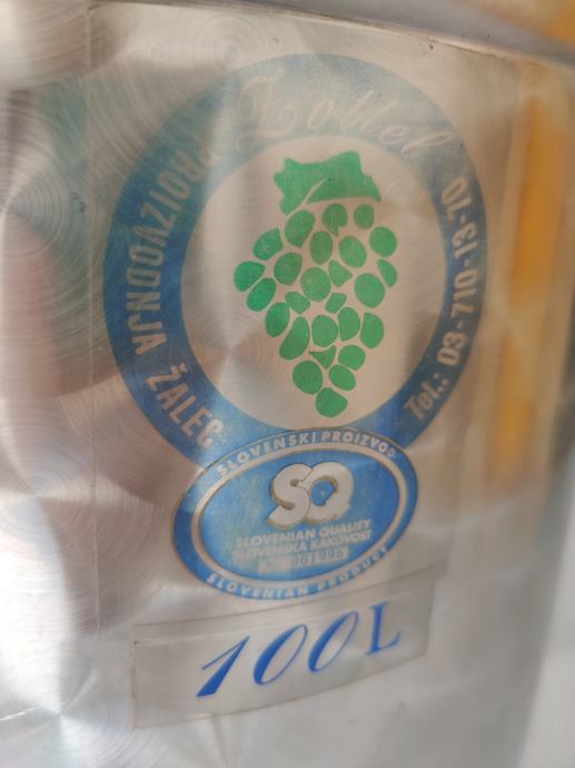 Inoks sod 100 L za vino ali sok