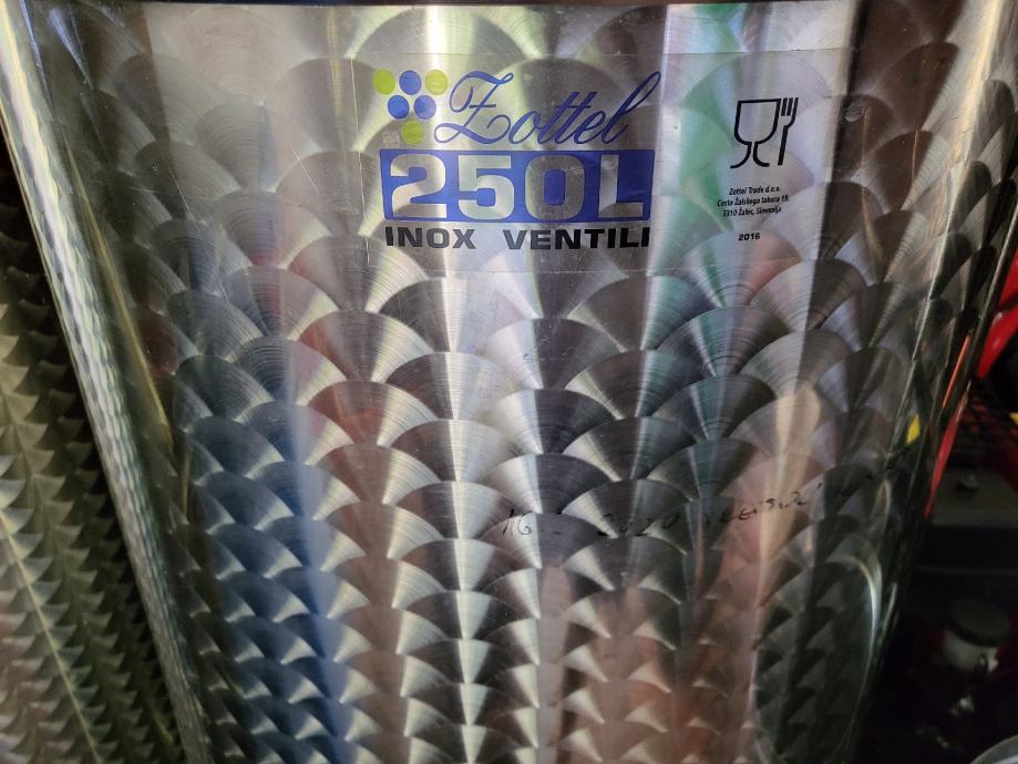 inox cisterna 250l in 300l