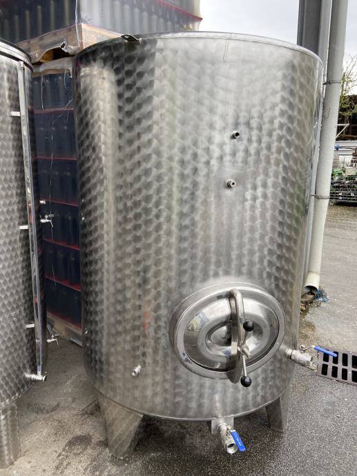 Inox sod 1500 L zaprti sistem - hladilni plašč