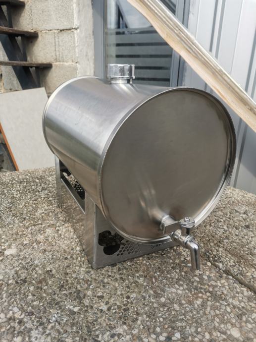 NOVO Inox sod 16L ležeči z inox podstavkom