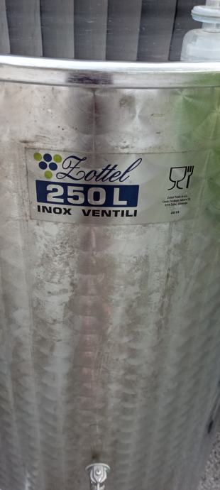 INOX sod 250 l