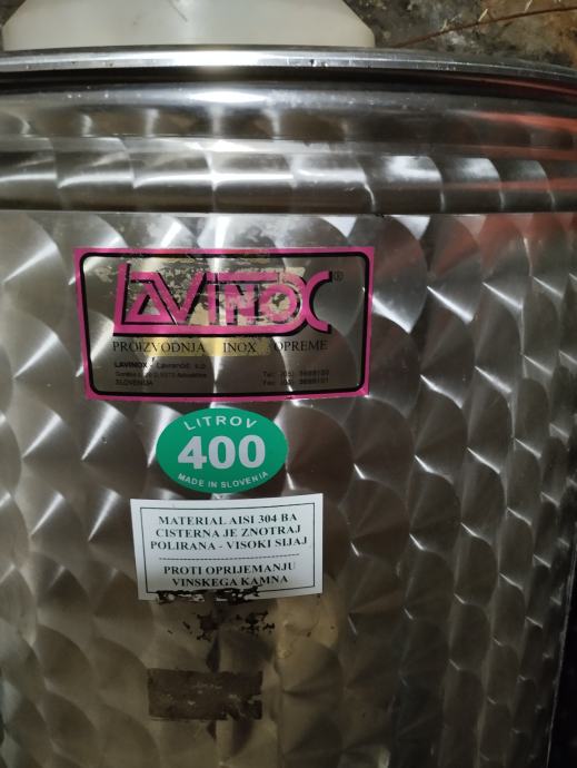 Inox sodi 400 in 500 litrov