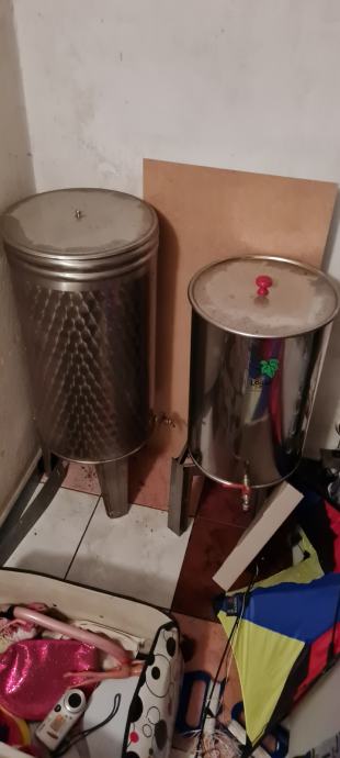 Prodam dva inox soda za vino