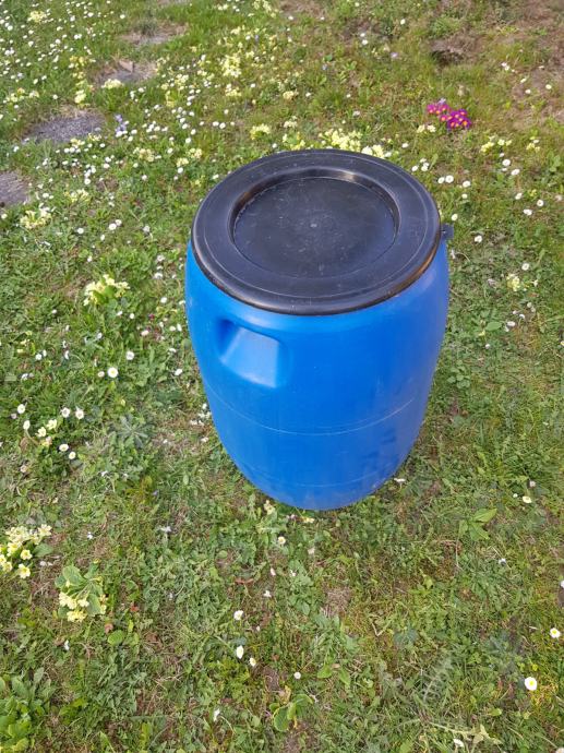 PVC / plastični sod 100L,80L, 60L, 50L s pokrovom