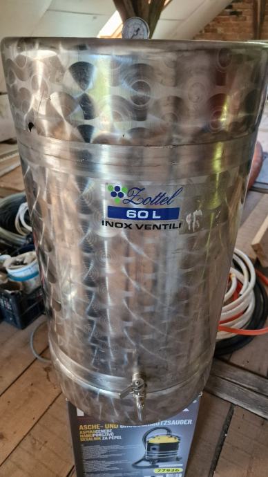 Sod inox na pritisk 60 L.