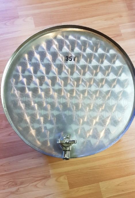 Sod za vino 35 litrov, INOX