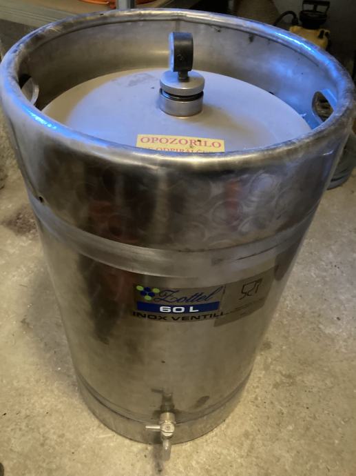 VAKUUMSKI INOX SOD ZOTTEL ZA HRANJENJE SOKOV 30LIT IN 60 LIT PRODAM