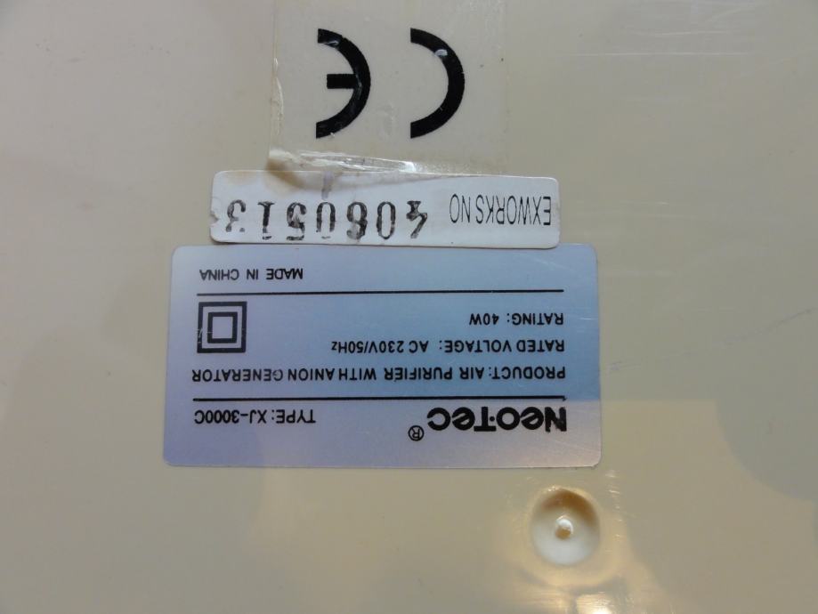 Čistilec in ionizator NEOTEC XJ-3000C