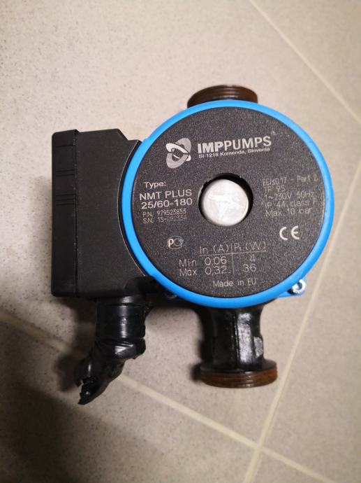 IMP PUMPS OBTOČNA ČRPALKA NMT PLUS 25/60-180