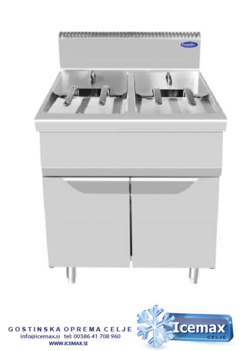 FRITEZA DVOJNA PLINSKA 2X 21 LITR profi line