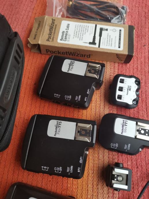Pocket Wizard set daljinskih sprožilcev za 3 bliskavice