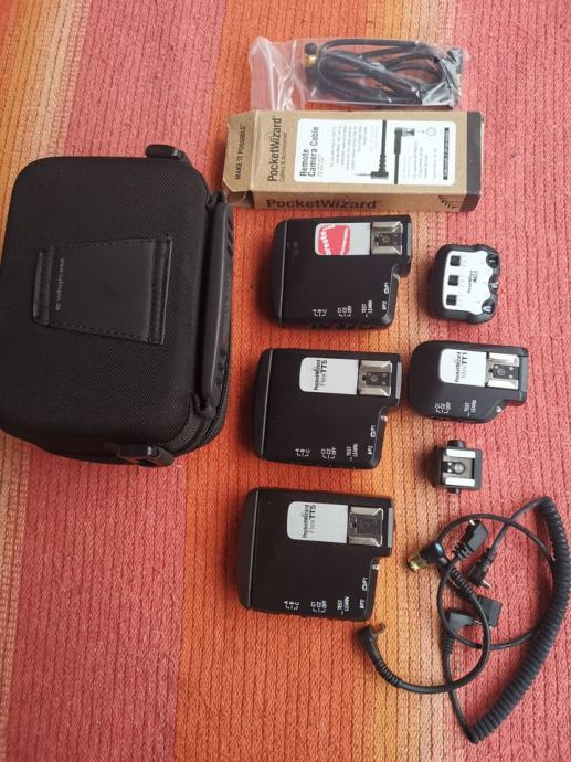 Pocket Wizard set daljinskih sprožilcev za 3 bliskavice