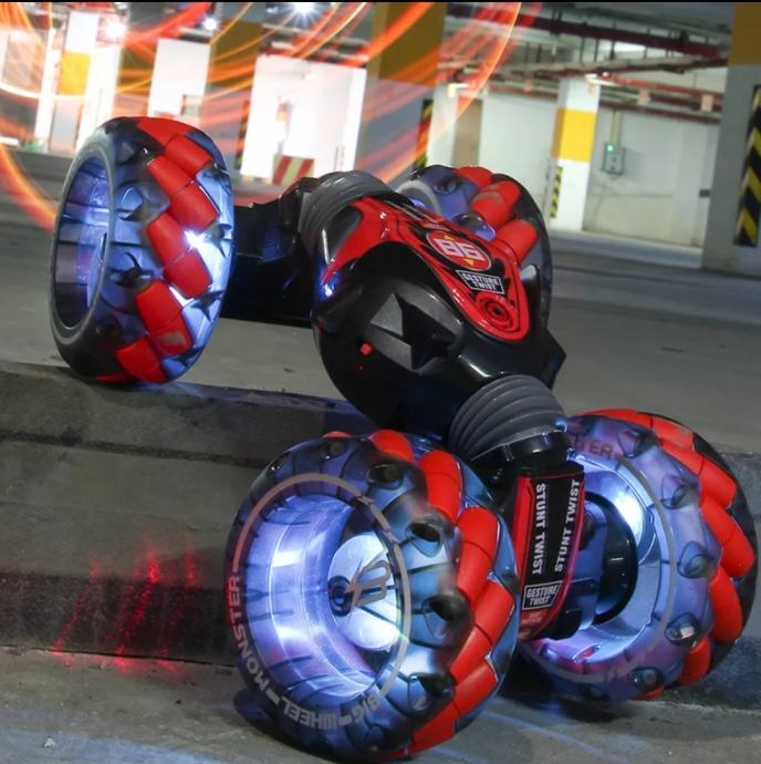 KASKADERSKI RC AVTO 4WD ročno & daljinsko voden - SPREMINJA OBLIKO!