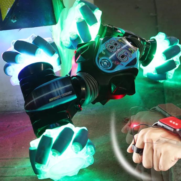 KASKADERSKI RC AVTO 4WD ročno & daljinsko voden - SPREMINJA OBLIKO!