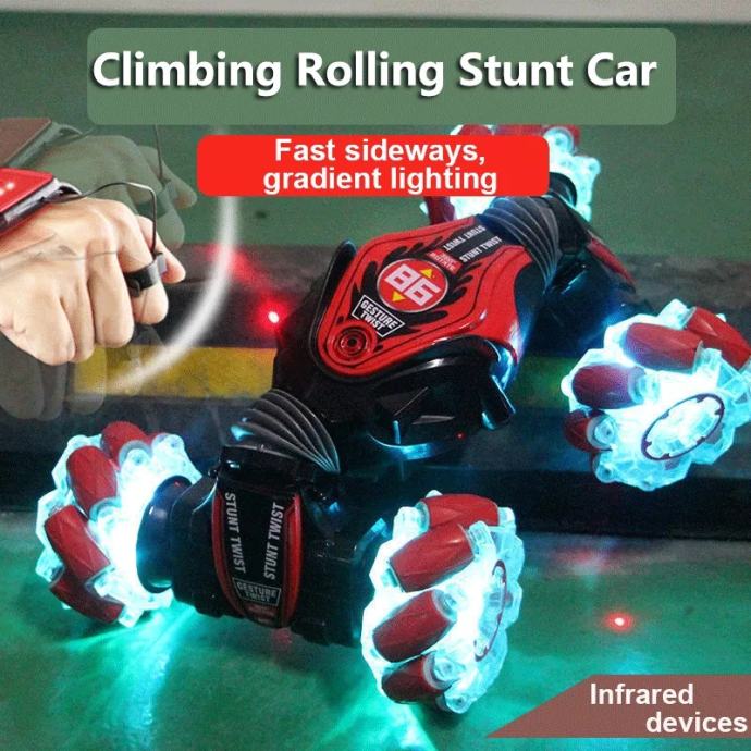 KASKADERSKI RC AVTO 4WD ročno & daljinsko voden - SPREMINJA OBLIKO!