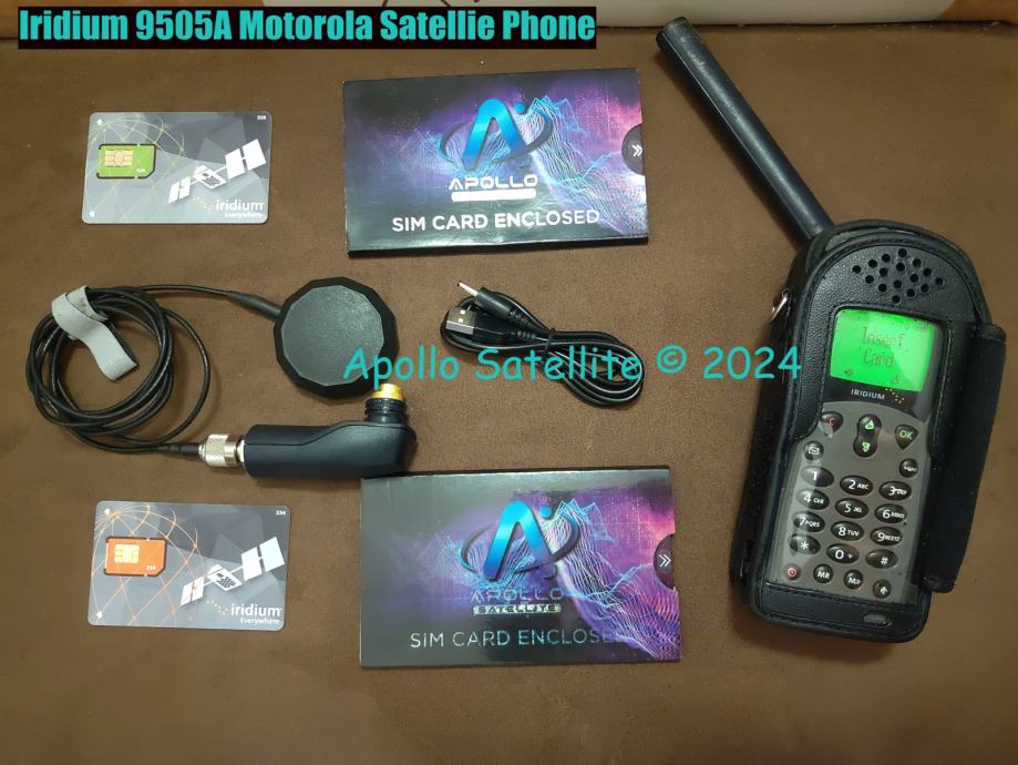 Iridium 9505a Satellite Phone Satelitski telefon - priprava na nesreče