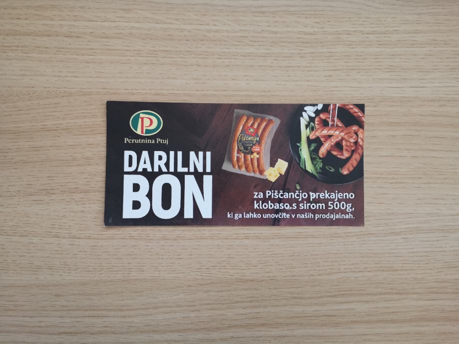 Darilni bon za perutnino Ptuj