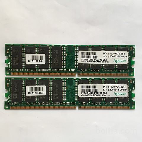 10 x 512MB DDR400 PC3200 RAM [1GB, 2GB, 4GB]