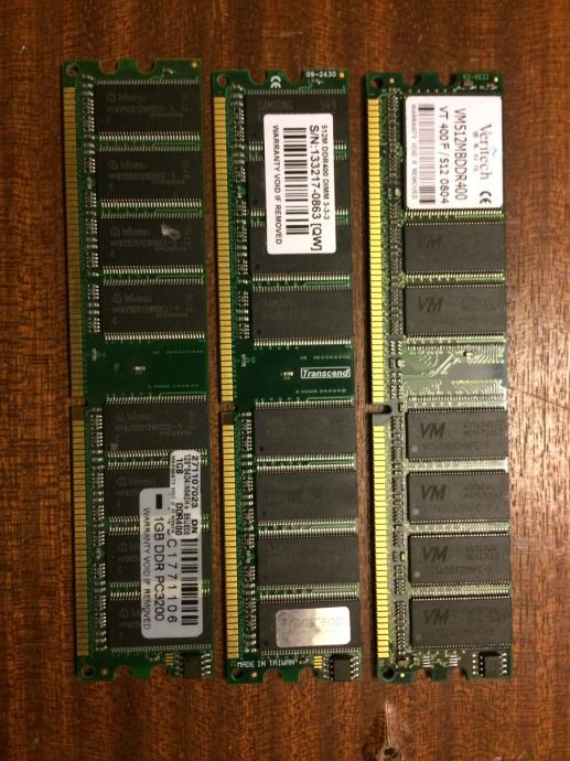 1x 1gb in 2x 512 mb ddr400 ram