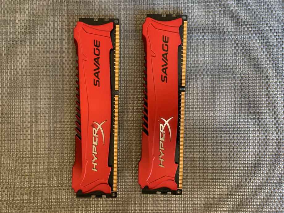 Ram DDR3 8GB (2x4GB) Kingston HyperX Savage XMP 1600-2400MHz