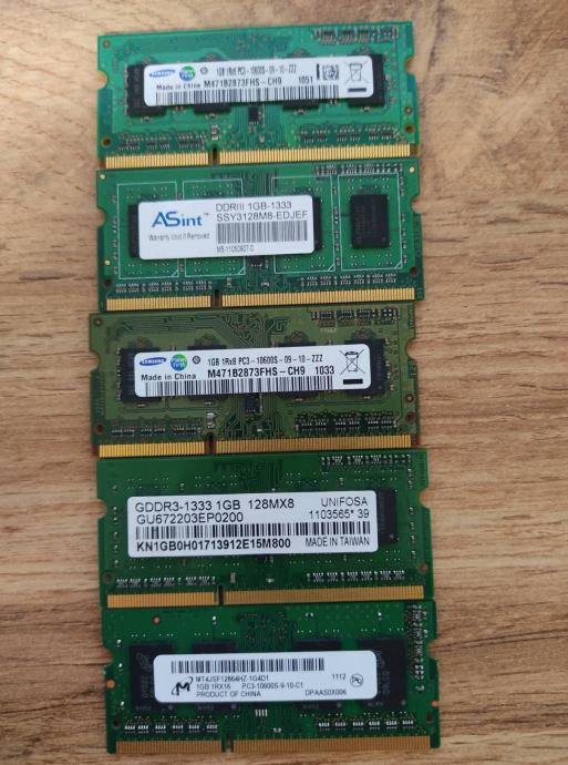 5GB DDR3 ram za prenosnik
