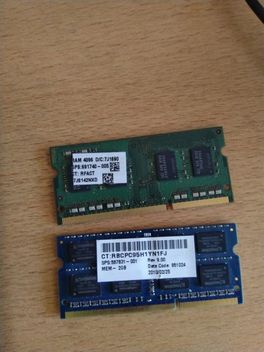 DDR3 4GB- HP 691740-005