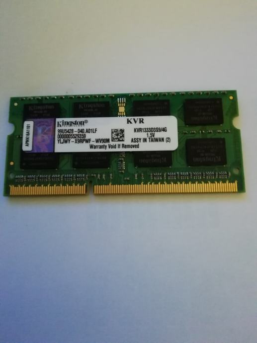 DDR3 RAM KINGSTON 4GB