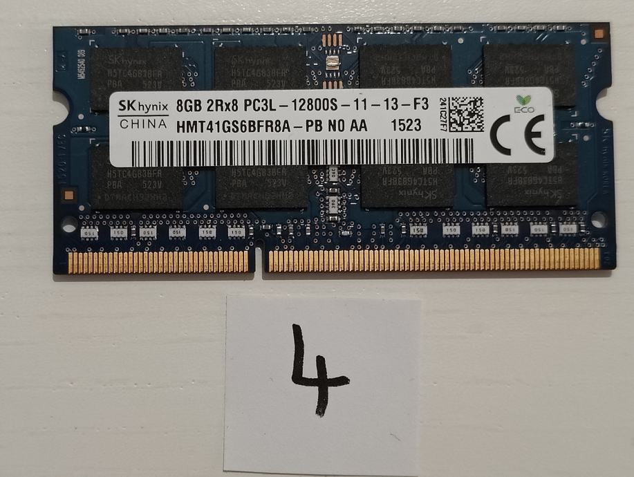 SK Hynix 8GB DDR3-1600 SODIMM PC3L-12800S Dual Rank x8