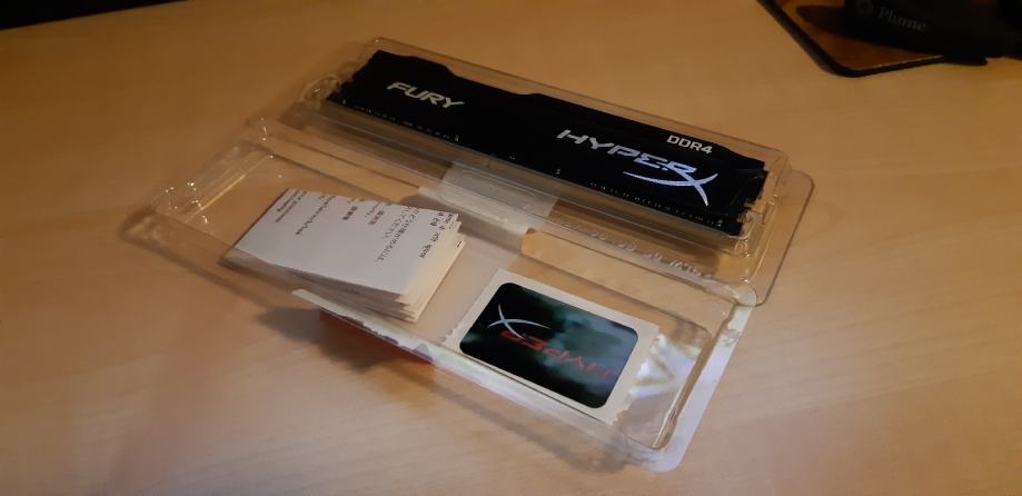 Kingston HyperX Fury DDR4 RAM pomnilnik 16GB 1 stick 2666MHz