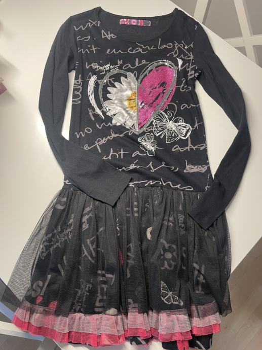 Dekliška obleka Desigual št. 146/152