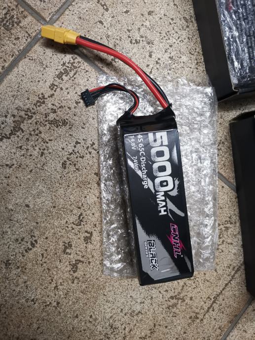 CNHL Black Series 5000mAh 14.8V 4S 65C Lipo Battery XT90 Plug