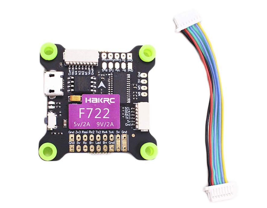 HAKRC F722 Flight Controller OSD BEC 5V/2A 9V/2A 3-9S MPU6000