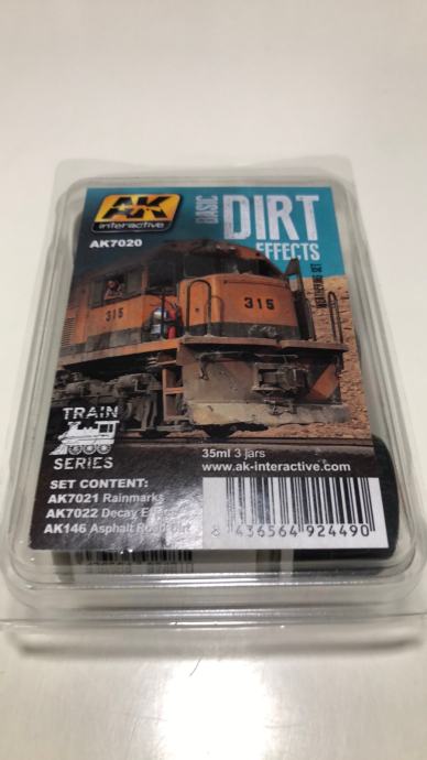 Weathering set za lokomotive - Basic Dirt Effects