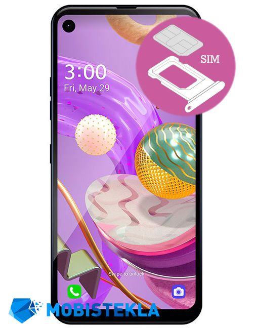 LG Q70 - vložek za SIM kartico
