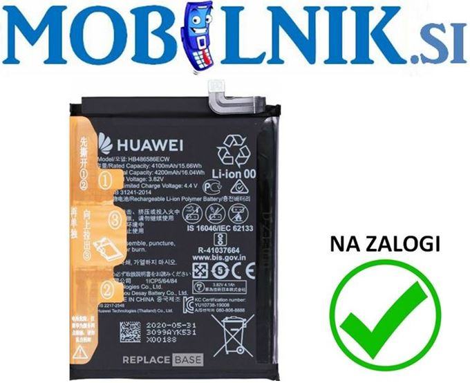 Original HUAWEI P40 Lite, Mate 30 baterija HB486586ECW