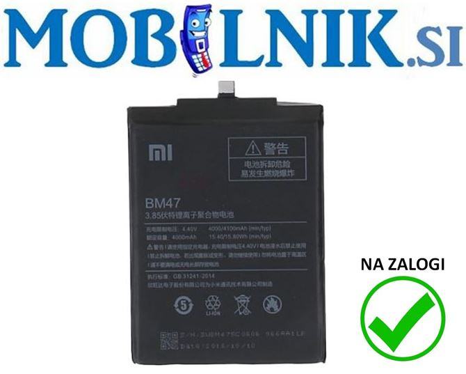 Original Xiaomi baterija BM47 za Redmi 3 Redmi 3S