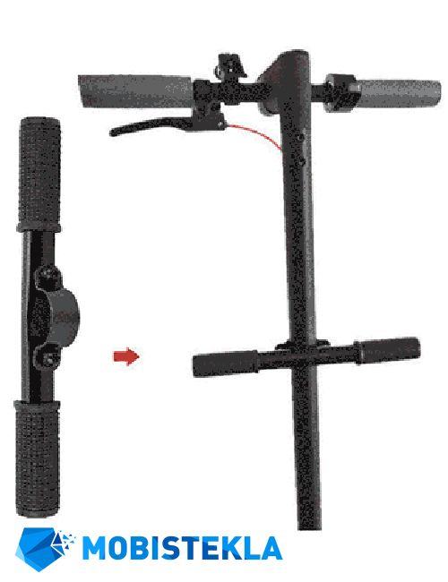 Popravilo elektricnega skiroja Element E2 - dodaten ročaj za otroka