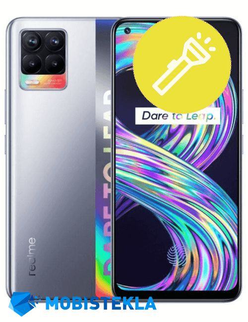 Realme 8 - popravilo flash luči