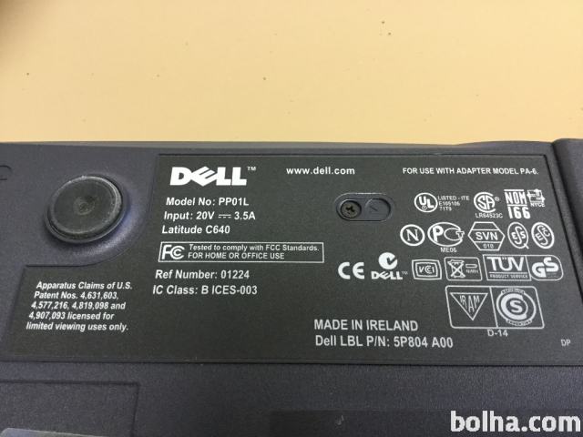 Dell Latitude C640 - starejši prenosnik