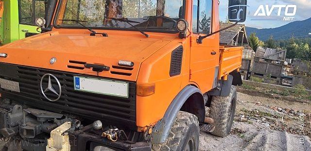 Dumper 4x4 disel z izkopalna roka minibager menjam za Mercedes Unimog