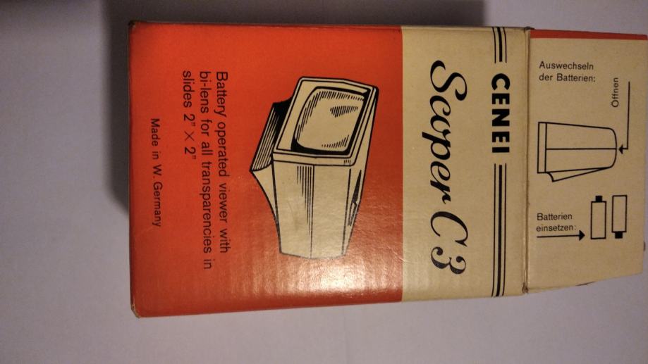 Diaprojektor Scoper C3, CENEI, Made in W. Germany