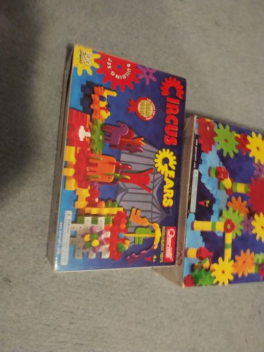 didaktična igrača, kocke gears, circus gears 2 kompleta