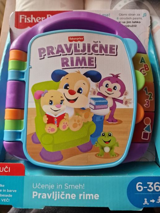 Nova neodprta fisherprice glasbena knjiga