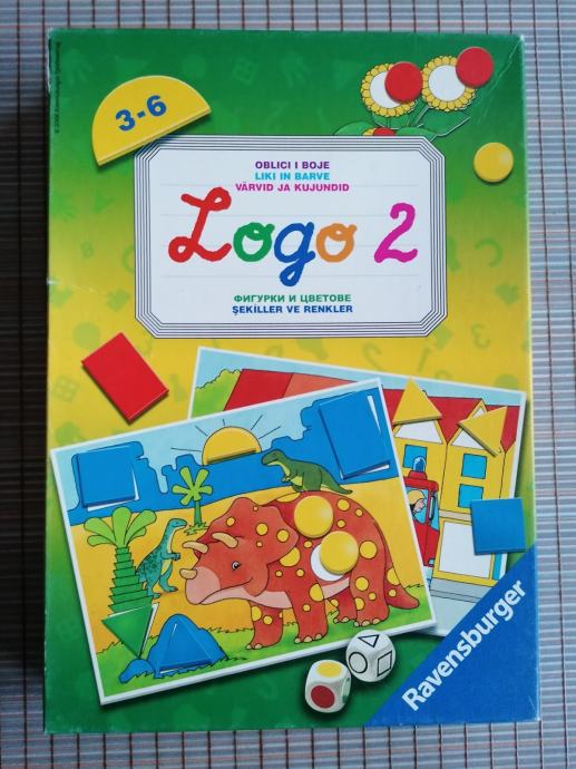 Igra LOGO 2 liki in barve Ravensburger