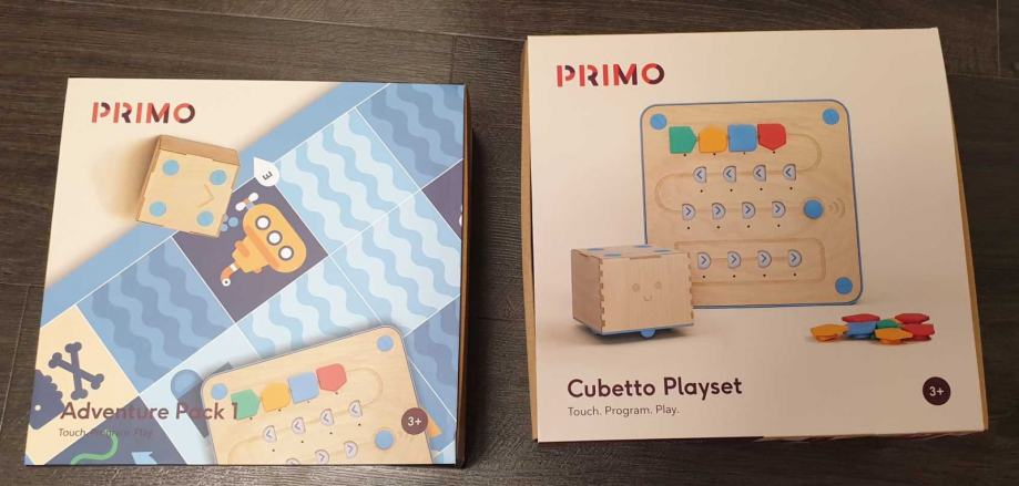 NOV primo toys cubetto classic set s štirimi dodatnimi podlogami