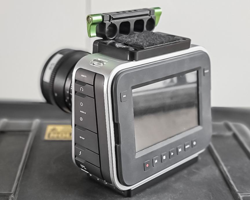 Blackmagic Cinema Camera 2.5K MFT + Metabones speed booster + peli