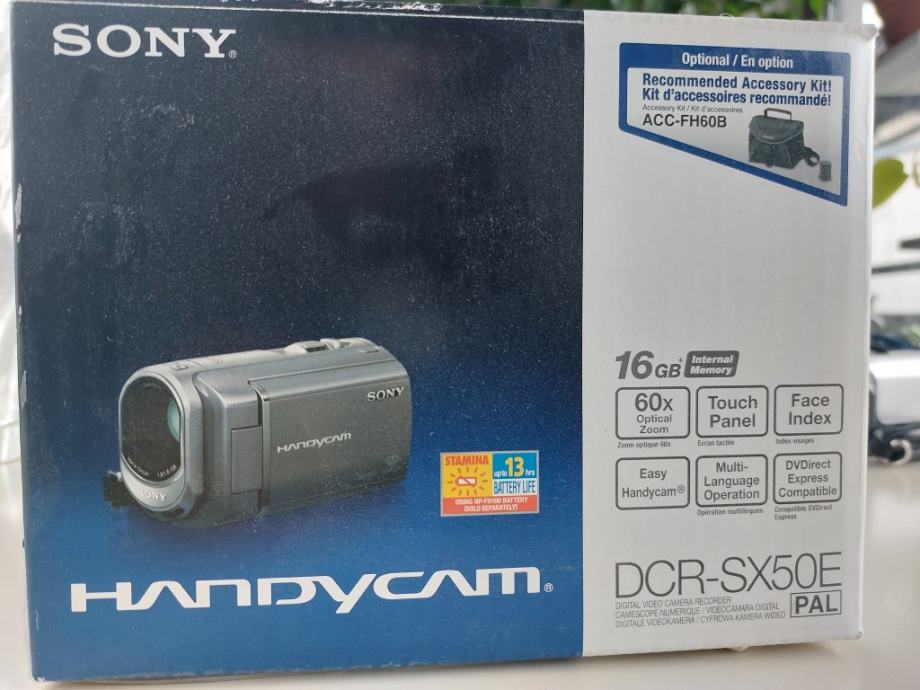 Sony DCR-SX50 digitalna video kamera( handy cam )-kot nova