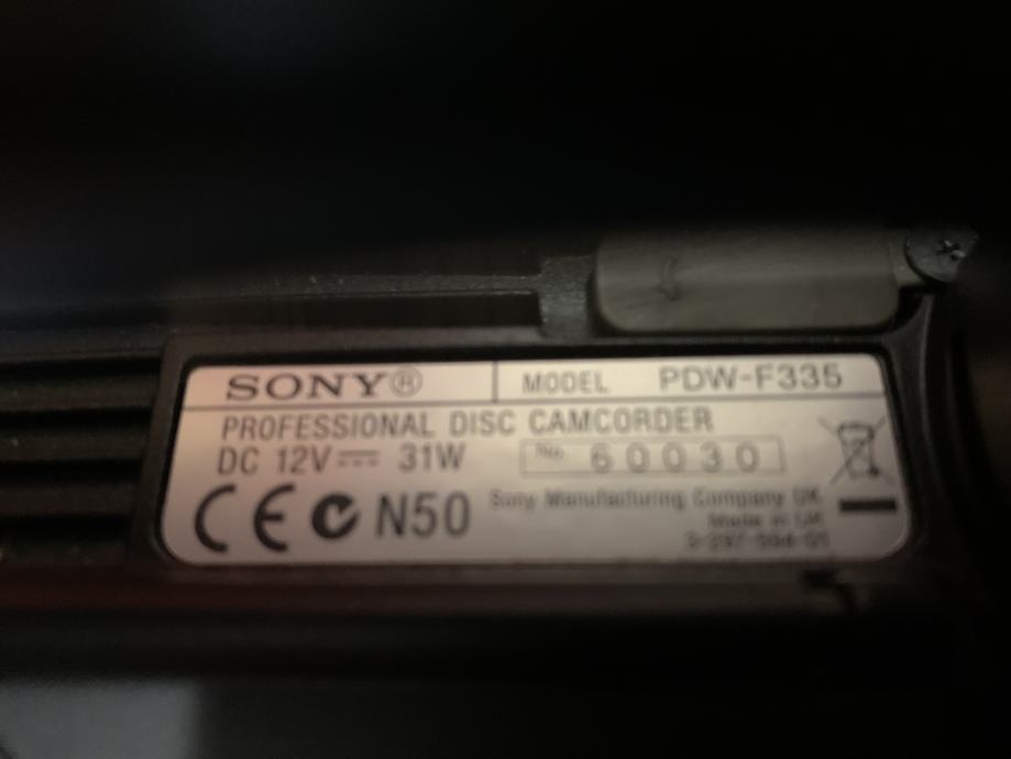 Videokamera Sony PDW-F335