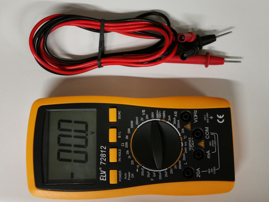 ELV 72812 Multimeter z velikimi številkami (Victor VC88C)