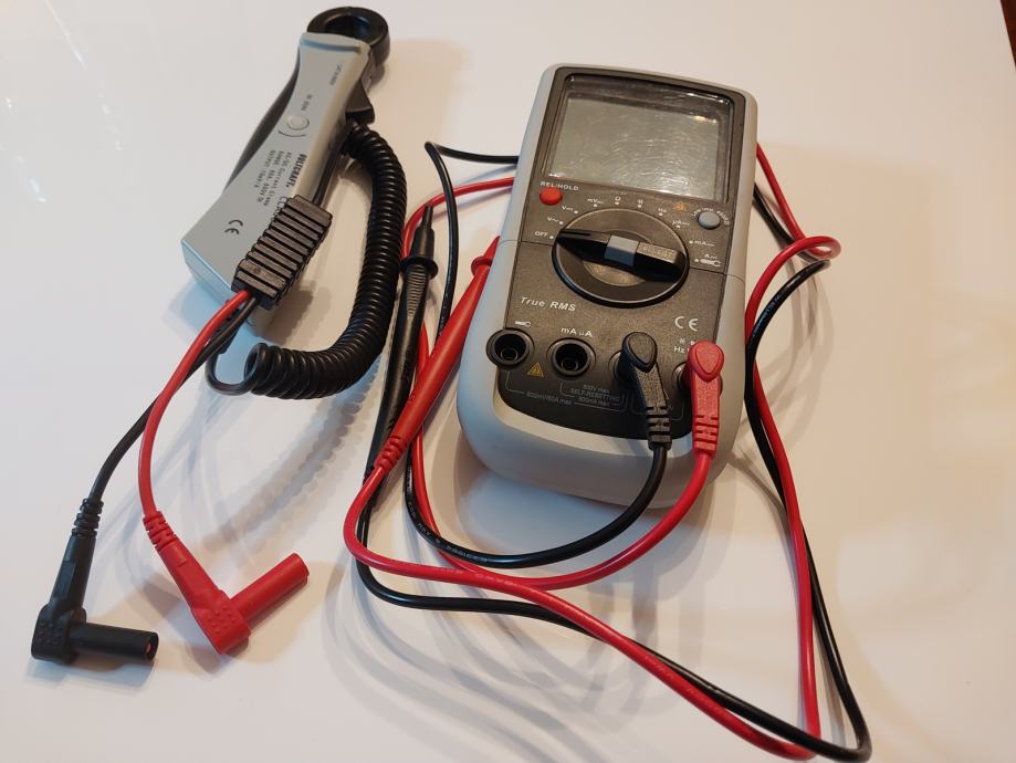 Multimeter Voltcraft VC281 TRMS in AC/DC kleščni adapter CLA60